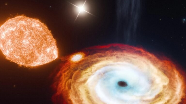 Spacecraft from NASA discovers monster black hole bursting with X-rays ...